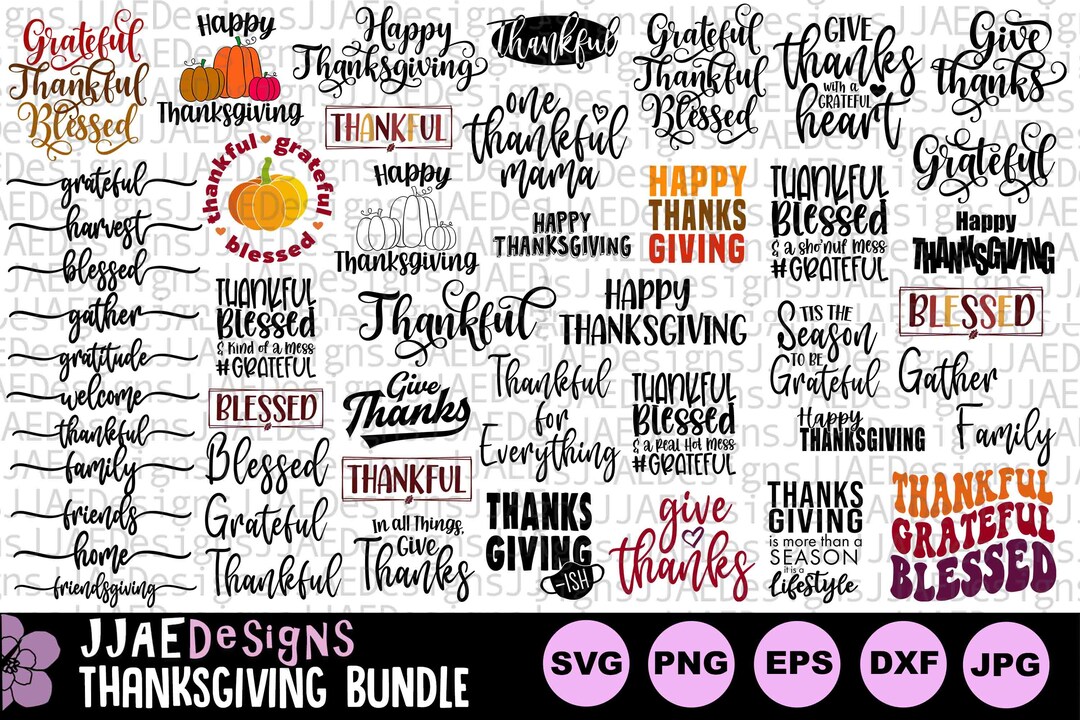 Thanksgiving SVG, Thanksgiving Svg Bundle, Thanksgiving SVG Files for ...