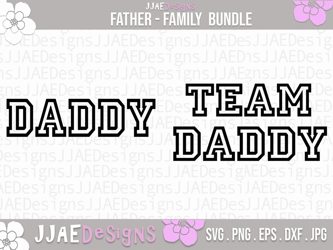 Team Daddy Svg | Fathers Day Svg | Dad Svg | Gift for Dad | Svg Cut ...