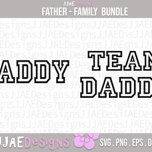 Team Daddy Svg | Fathers Day Svg | Dad Svg | Gift for Dad | Svg Cut ...