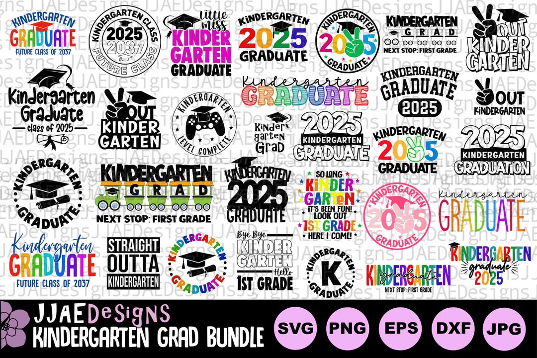 Kindergarten Graduation SVG, Kindergarten Graduate SVG, Kindergarten ...