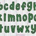 Christmas Alphabet PNG Letters Doodle Letters PNG Letters - Etsy