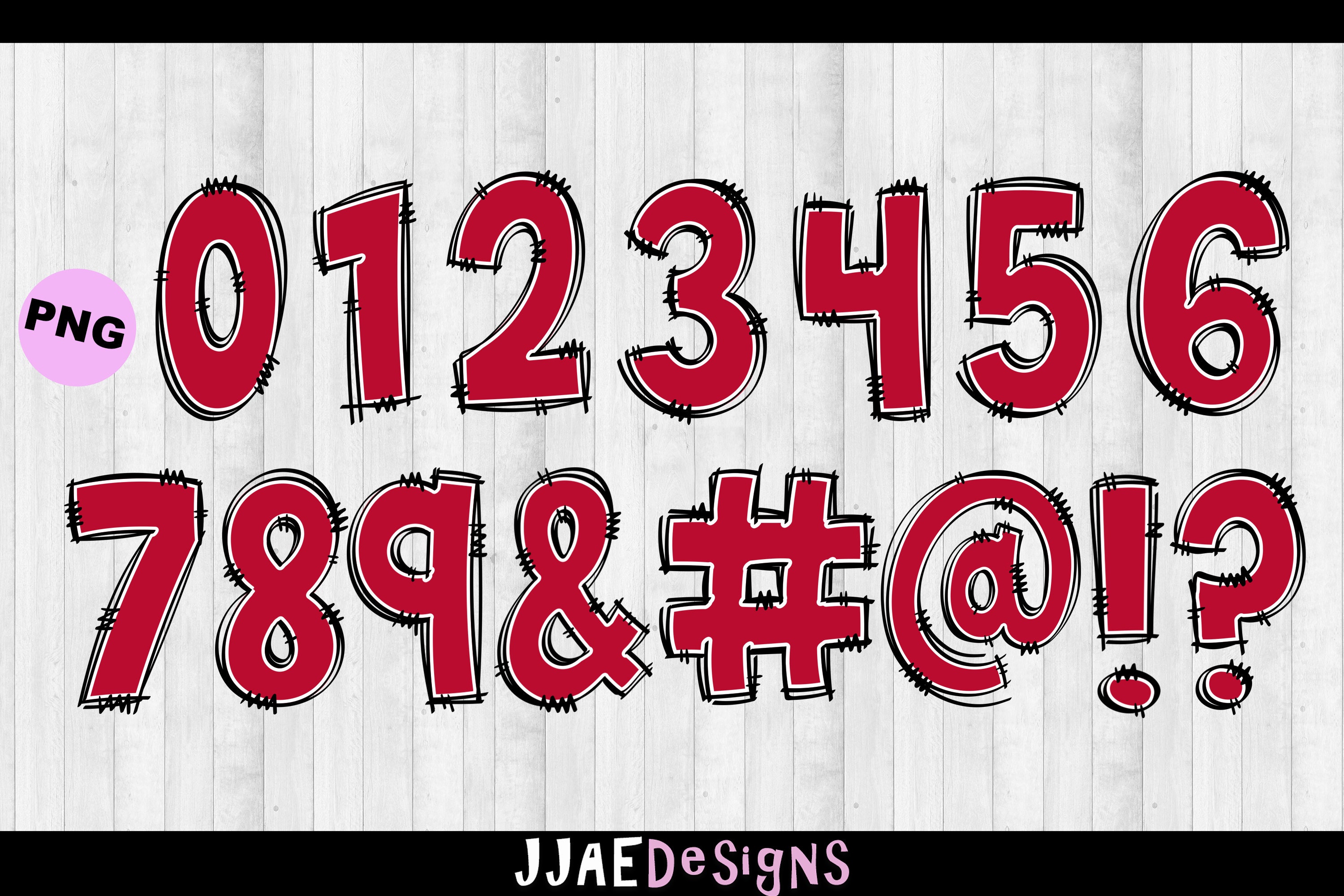 Red & Black Doodle Alphabet PNG Letters, Doodle Letters PNG Letters ...