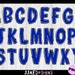 Blue PNG Letters, Doodle Blue Alphabet, PNG Doodle Letters Set PNG ...