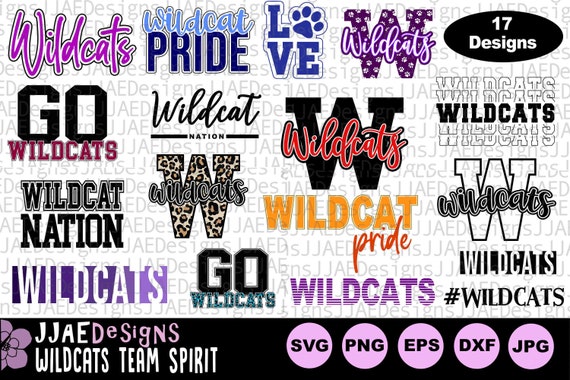 Wildcats SVG Bundle School Sports Team Shirt Svg School - Etsy