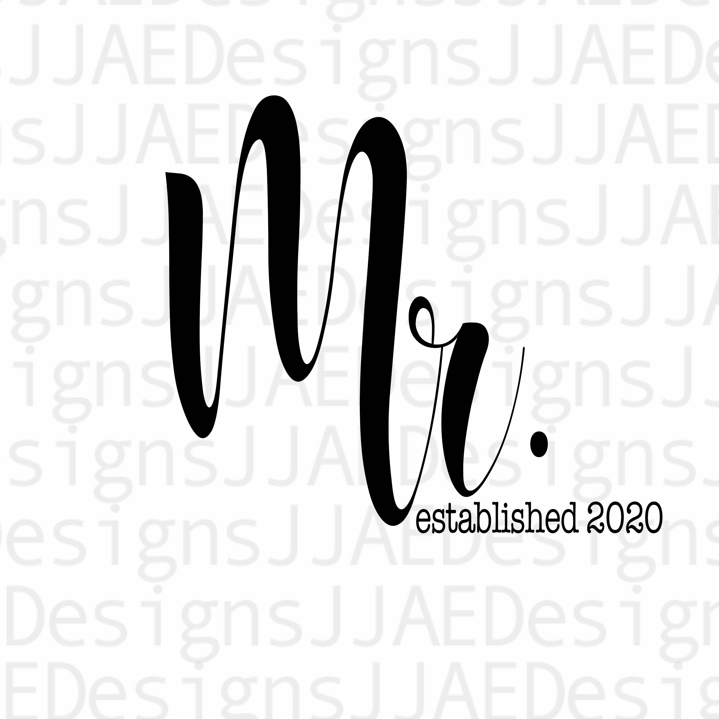 Mr and Mrs Svg Wedding Svg Just married Svg Bride Svg | Etsy