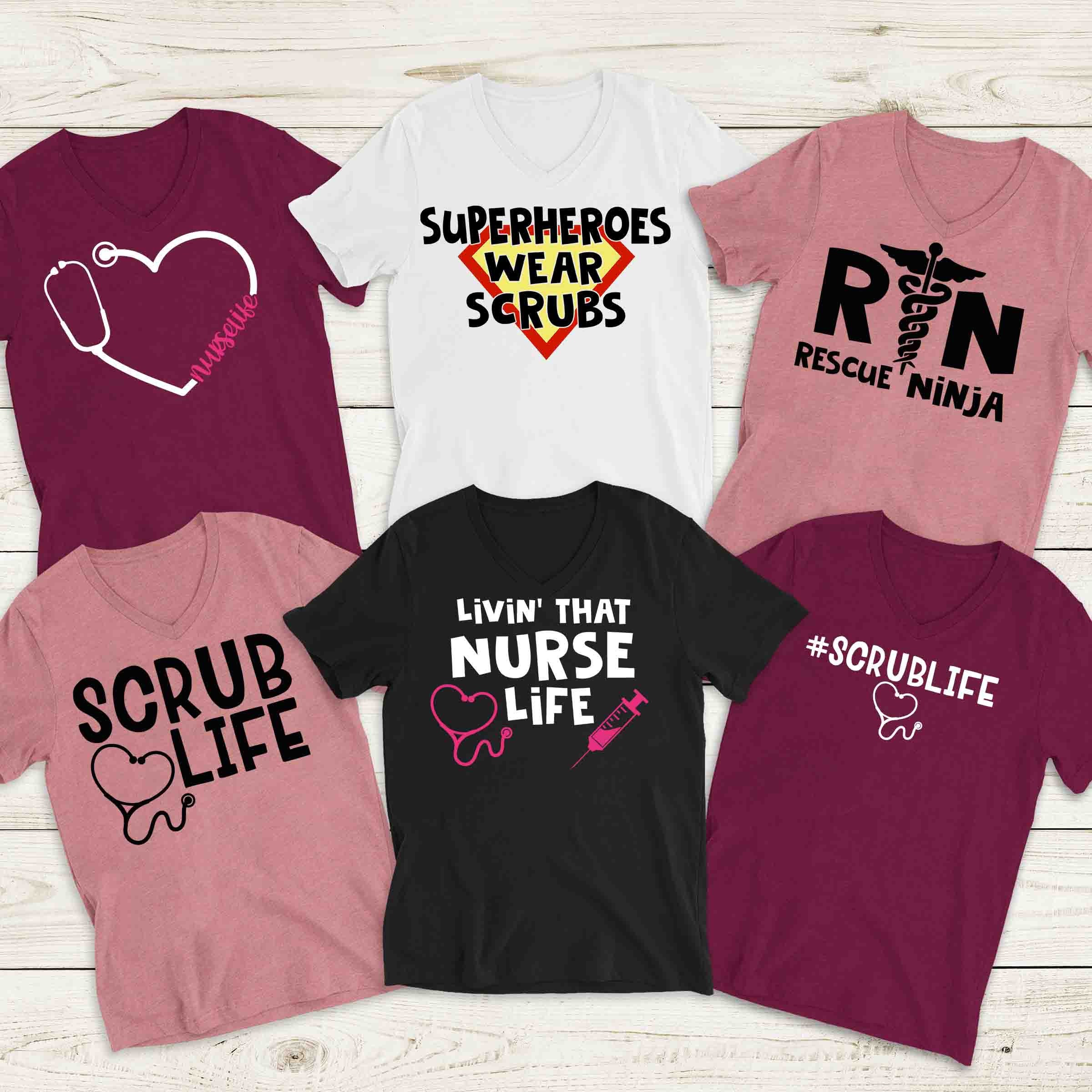 Nurse Svg Bundle, Nurse Svg, Nurse Shirt Svg, Nurse Life Svg Bundle ...