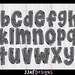 Grey PNG Letters, Doodle Grey Alphabet, PNG Doodle Letters Set PNG ...