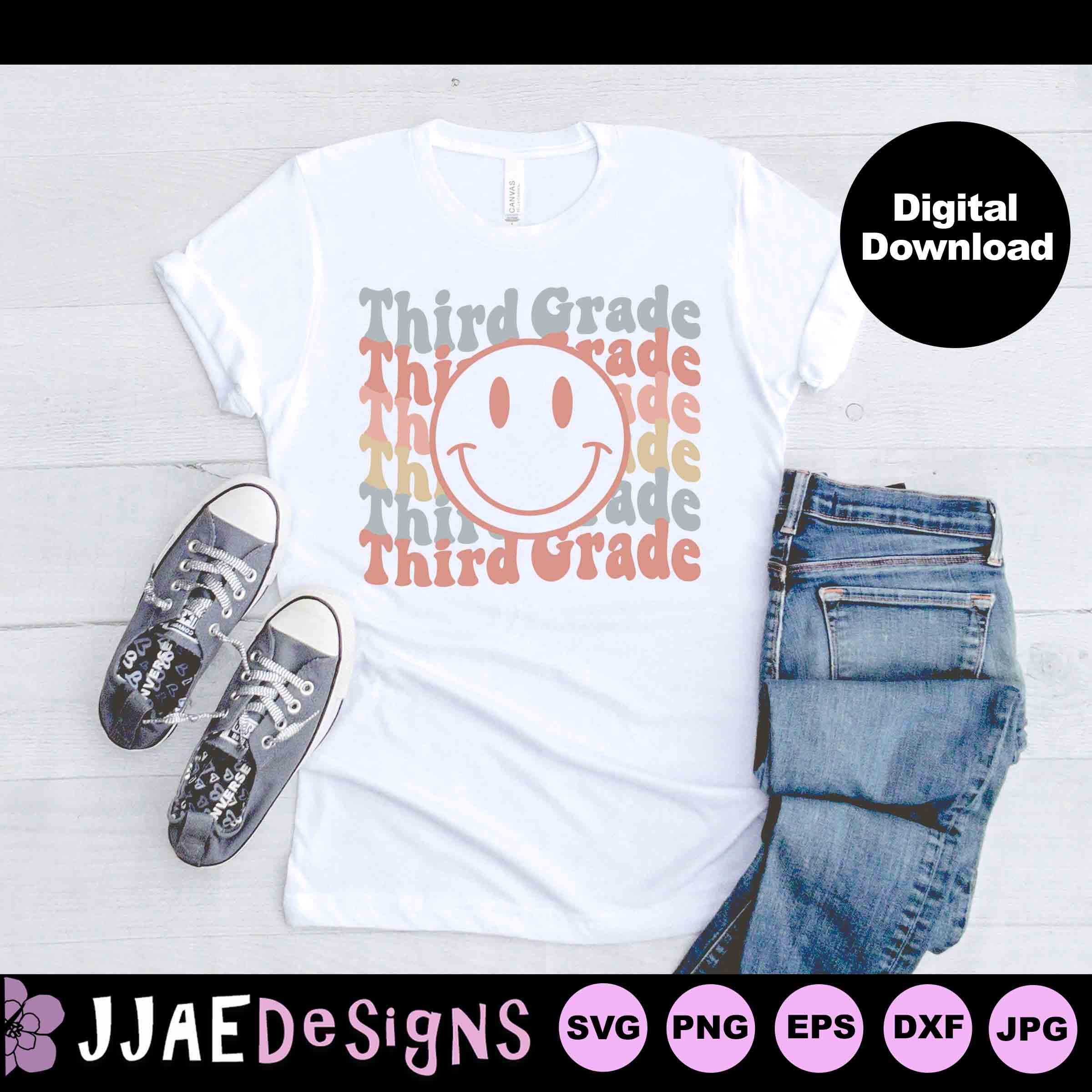 3rd Grade Teacher Svg, Grade School Svg, Back to School Svg, 3rd Grade ...
