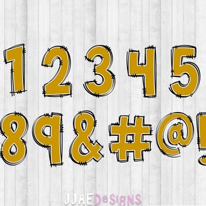 Navy Blue & Gold Alphabet PNG Letters, Doodle Letters PNG Letters, Navy ...