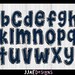 Navy Blue PNG Letters, Doodle Navy Blue Alphabet, PNG Doodle Letters ...