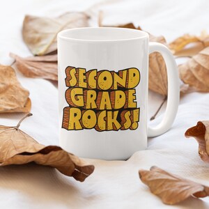 2nd Grade Rocks Svg | Grade School Svg | Back to School Svg | 2nd Grade ...