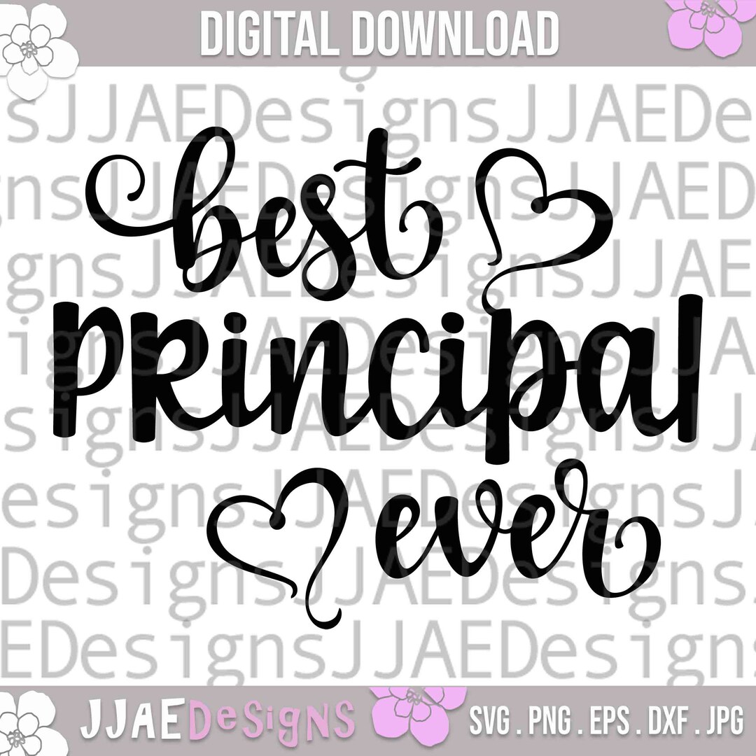 Principal Svg Principal Shirt Svg Back to School Svg School - Etsy