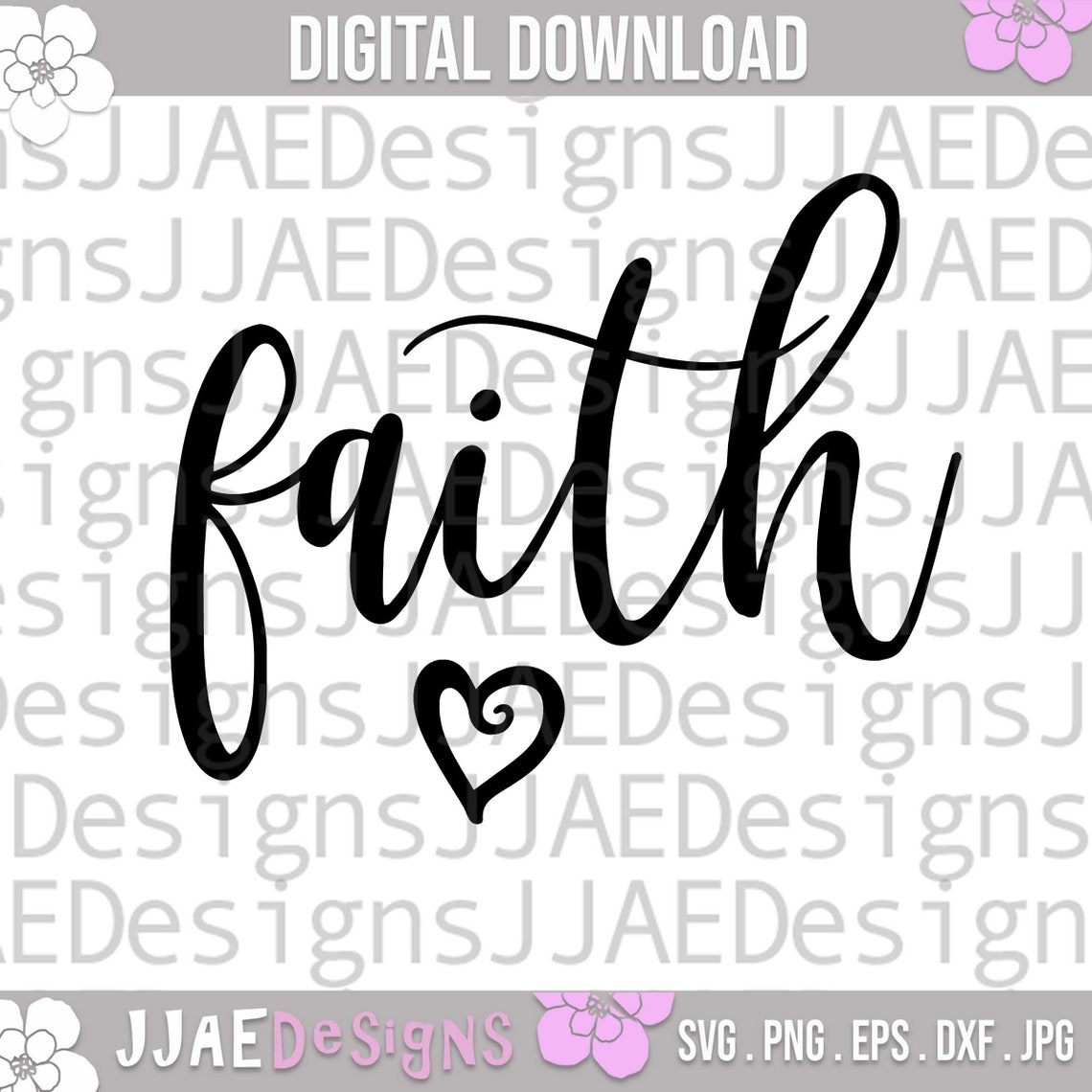 Faith SVG Christian Svg Motivational Svg Scripture Svg - Etsy