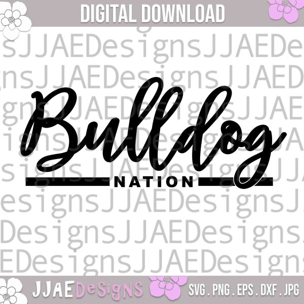 Bulldog Dxf Svg - Etsy