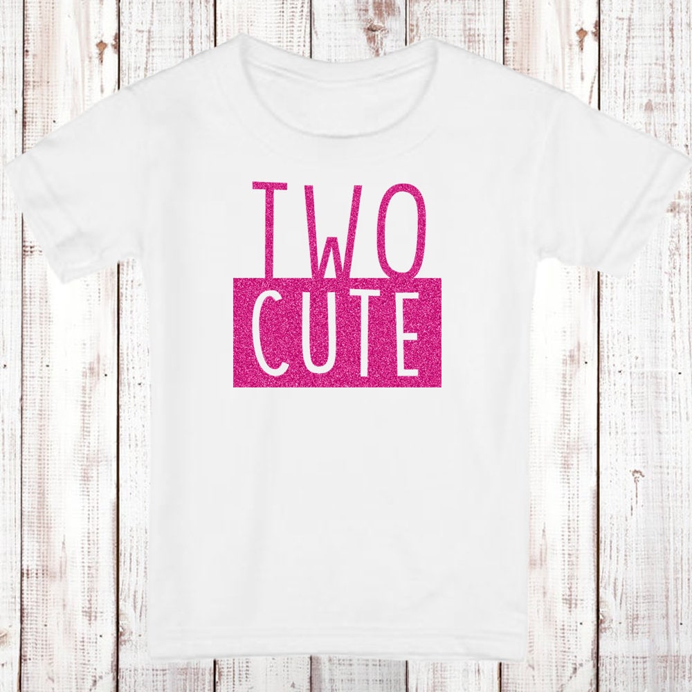 Two Cute Svg | Twin Svg | Infant Saying Svg | Twin Onesie Svg | Baby ...