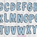 Christmas Alphabet PNG Letters Doodle Letters PNG Letters - Etsy