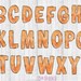 Pumpkin PNG Letters, Fall Sublimation Alphabet Bundle, Fall Png School ...
