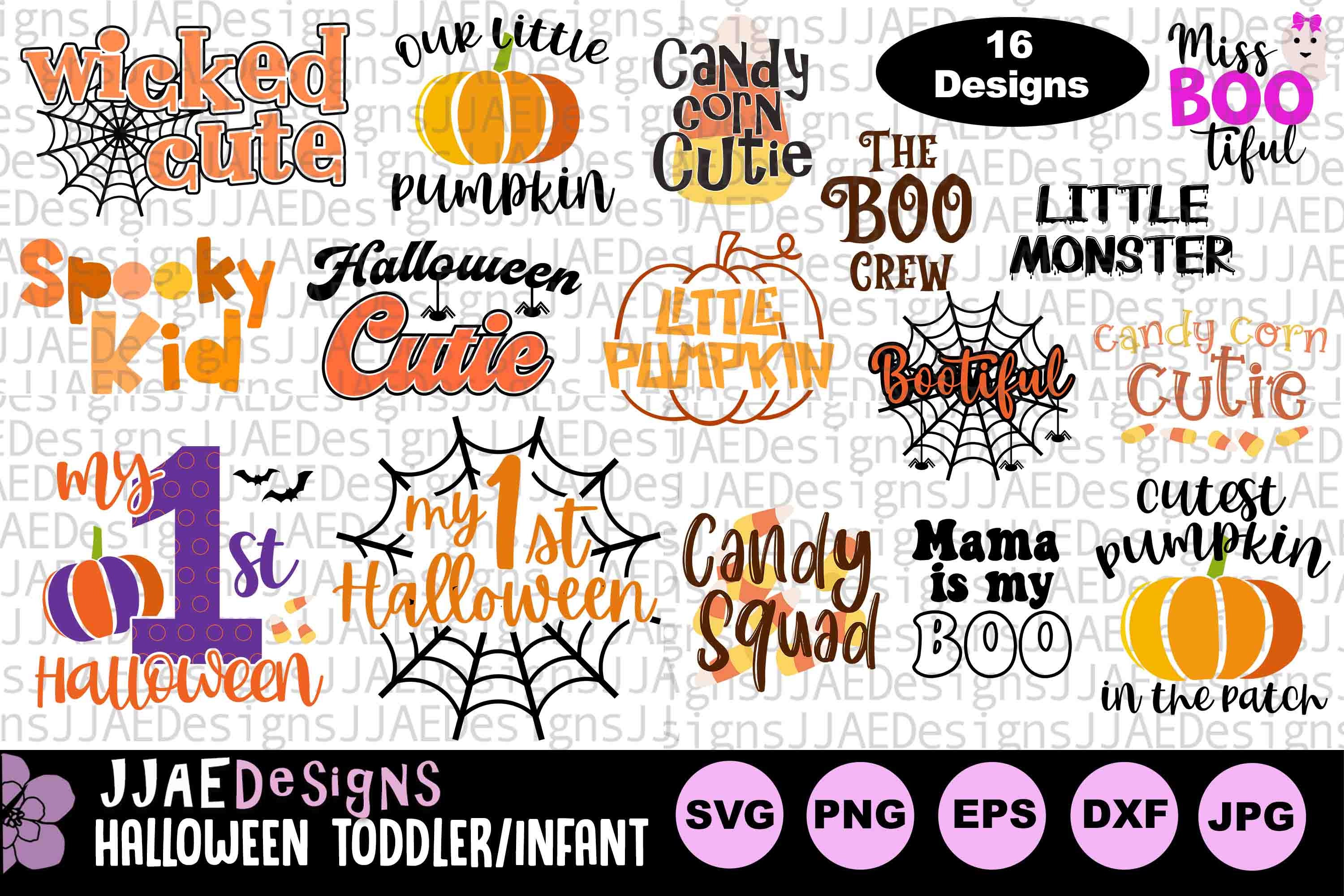 Halloween Toddler SVG Bundle Baby Halloween SVG Halloween - Etsy