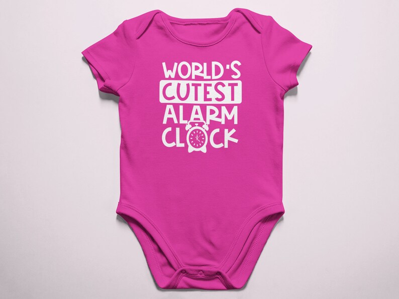 World's Cutest Alarm Clock SVG Funny Kids Shirts - Etsy