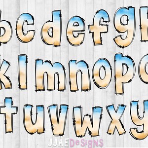 Beach PNG Letters, Summer Sublimation Alphabet Bundle, Beach Sand Png ...