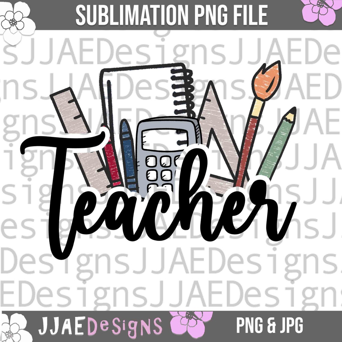 Teacher PNG Welcome Back to School Png for Sublimation Back - Etsy