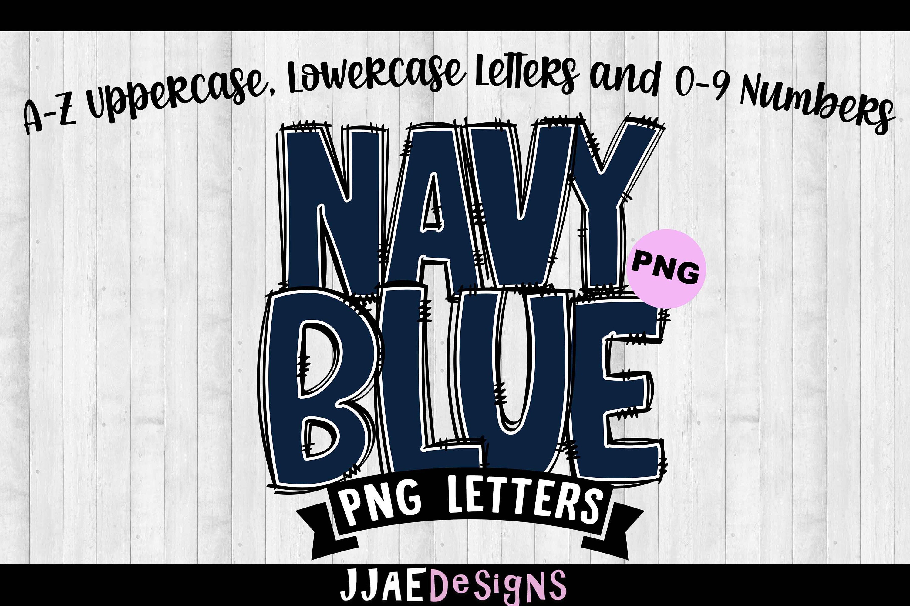 Letras PNG azul marino Doodle Alfabeto azul marino PNG - Etsy México