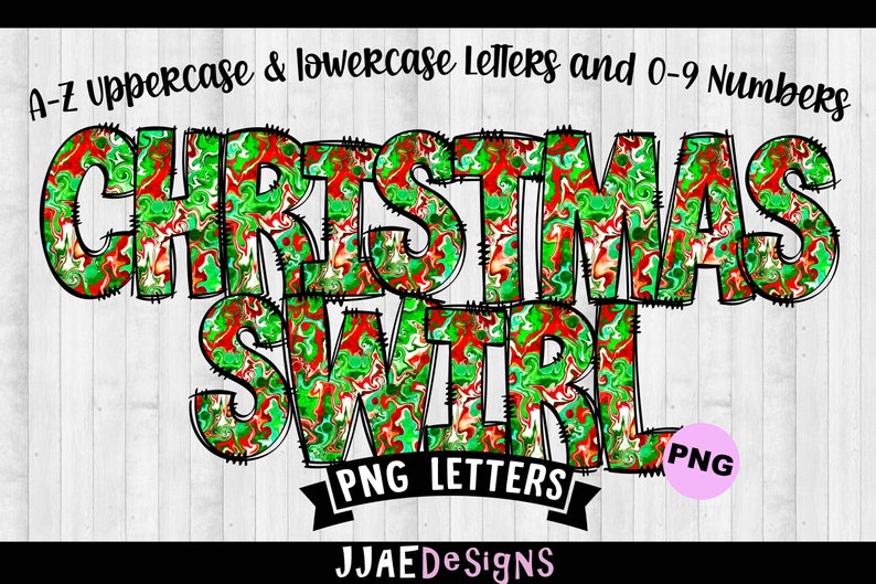 Christmas Alphabet PNG Letters Christmas Doodle Letters PNG - Etsy
