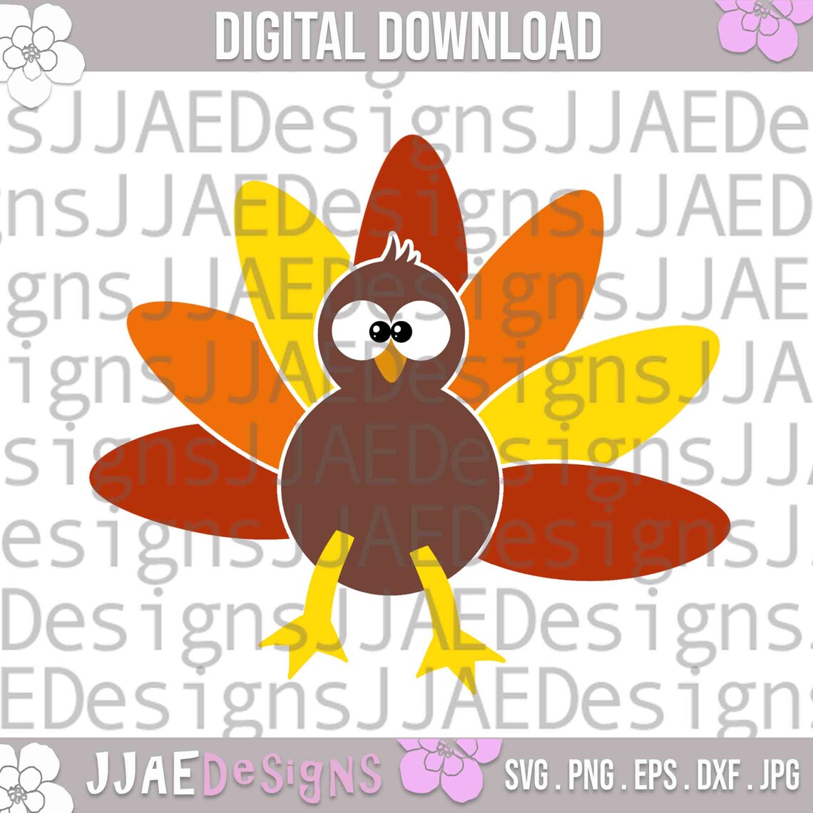 Turkey Svg Thanksgiving Svg Fall Svg Turkey Clipart - Etsy