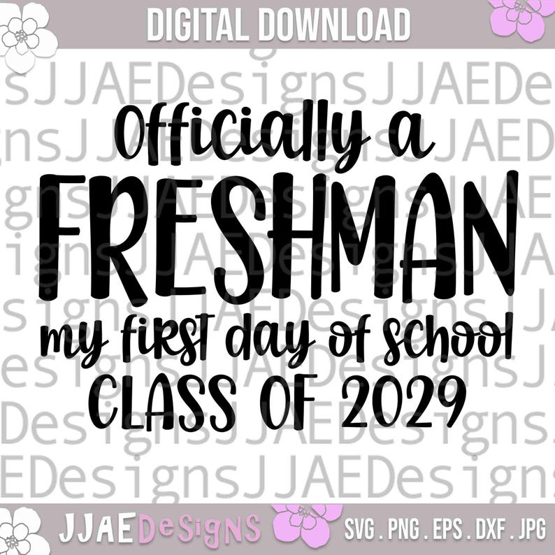 2029 Freshman Svg, First Day of School, Back to School Sign, Class of ...