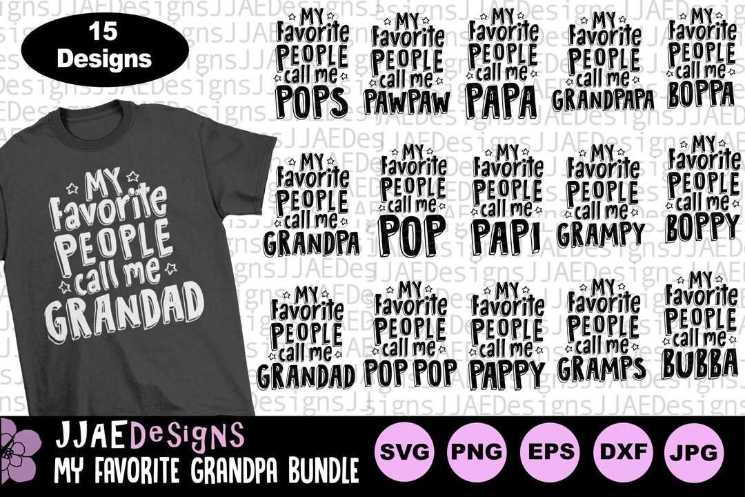 Grandpa Svg Bundle | Grandad Svg | Fathers Day Svg | Svg Cut File ...