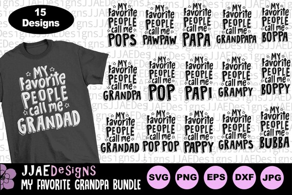 Grandpa Svg Bundle Grandad Svg Fathers Day Svg Svg Cut - Etsy