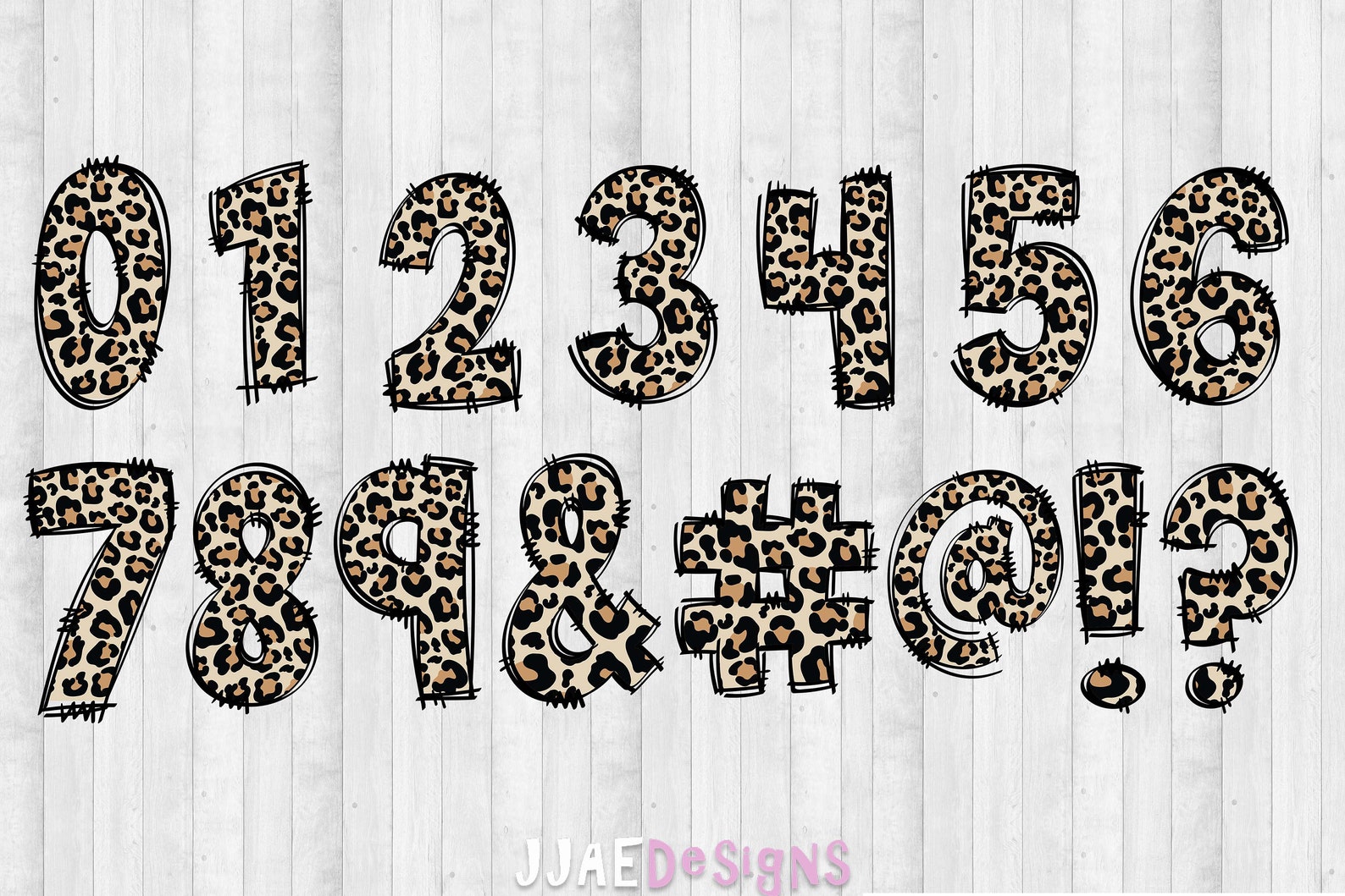 Leopard PNG Letters, Sublimation Alphabet Bundle, Bulletin Board ...