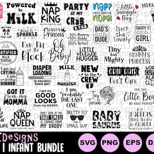 Baby Svg, Baby SVG Bundle, Newborn SVG Bundle, Infant Svg Bundle, Cute ...