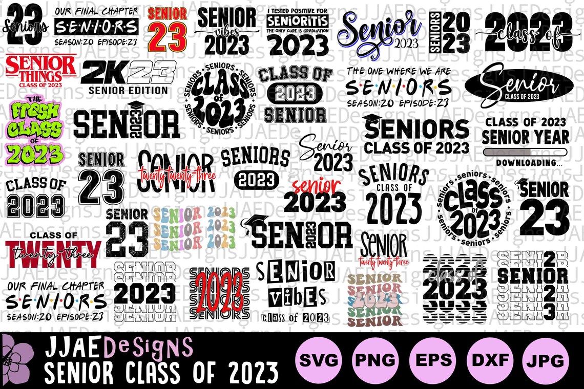 Class of 2023 SVG Senior 2023 SVG Bundle 2023 Senior Svg - Etsy