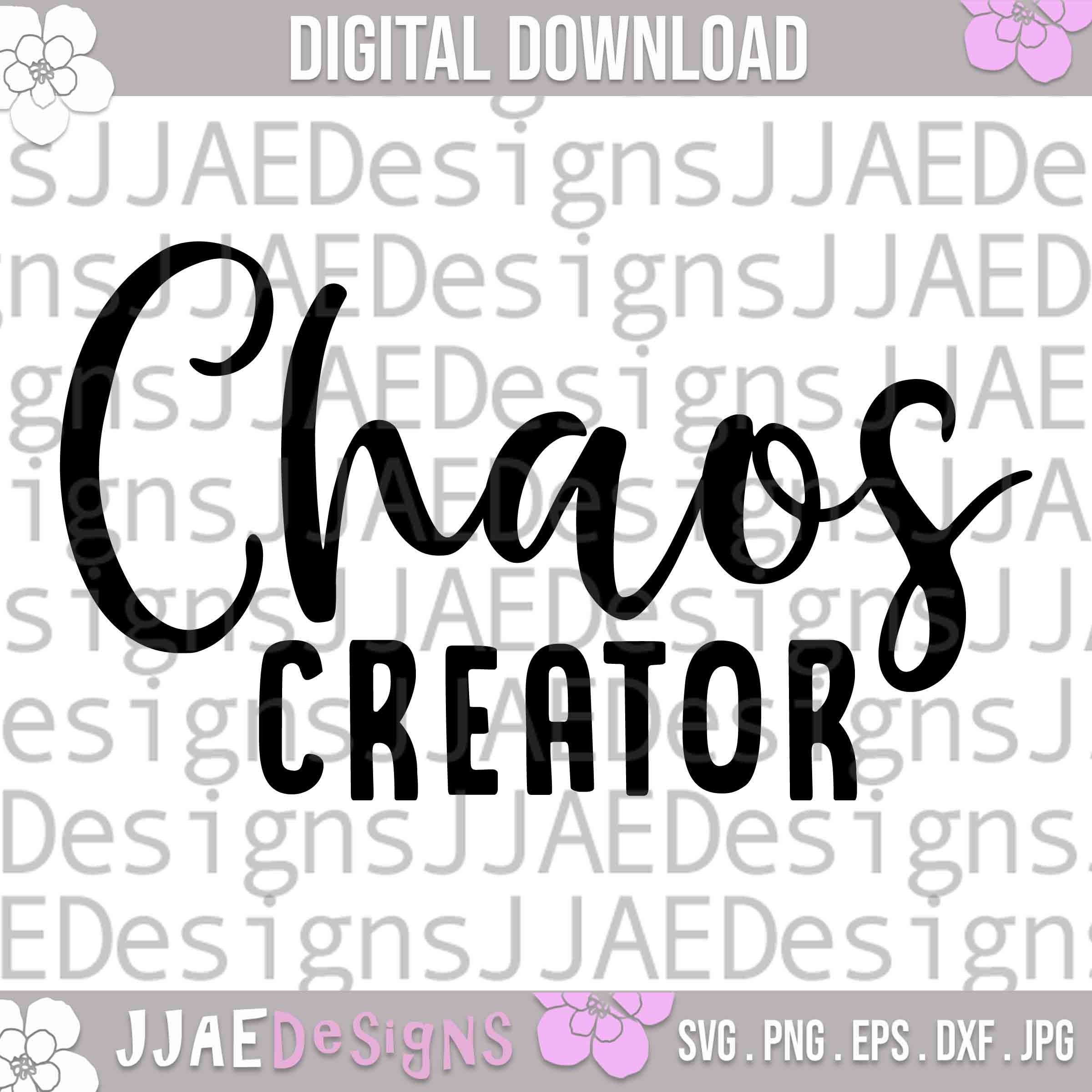 Chaos Coordinator Svg Chaos Creator Svg momlife Momlife | Etsy