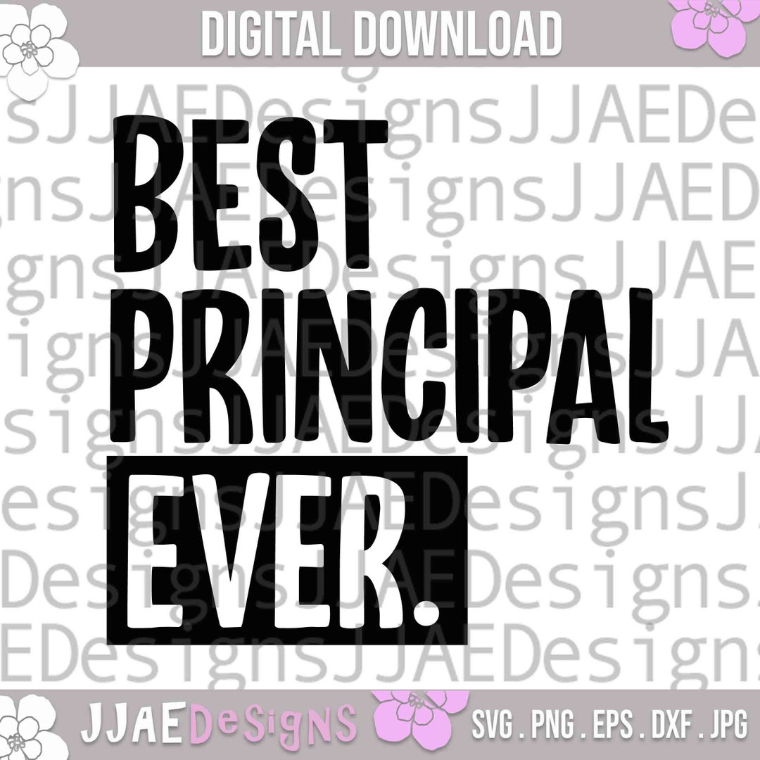 Principal Svg Principal Shirt Svg Back to School Svg School - Etsy