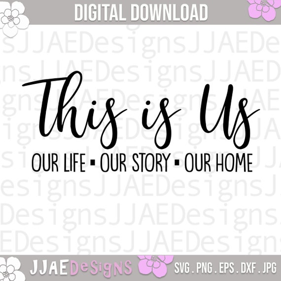 This is Us svg our life our story our home couples shirt | Etsy