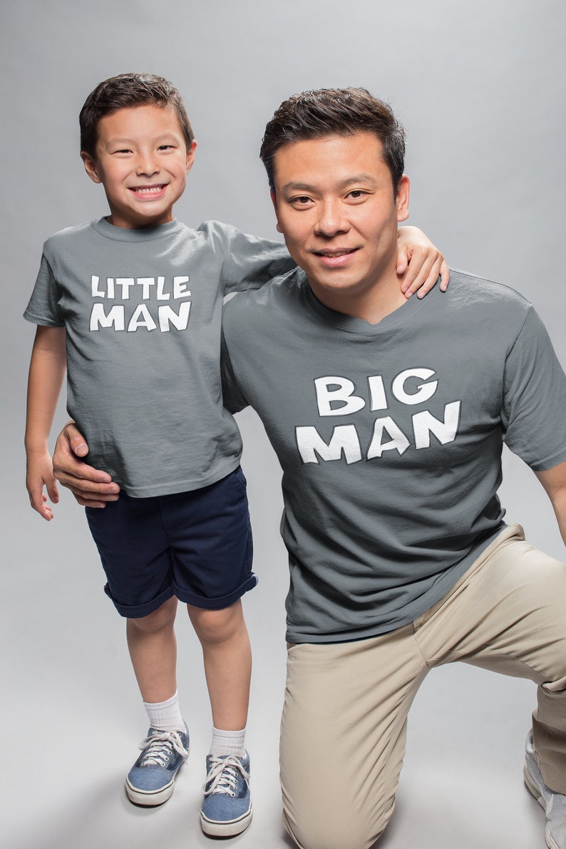 Big Man Little Man Bundle Svg Dad Svg Father Son Svg - Etsy