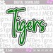 Tigers Svg School Spirit Shirts Svg School Mascot Svg Tiger - Etsy