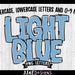 Light Blue PNG Letters, Doodle Blue Alphabet, PNG Doodle Letters Set ...
