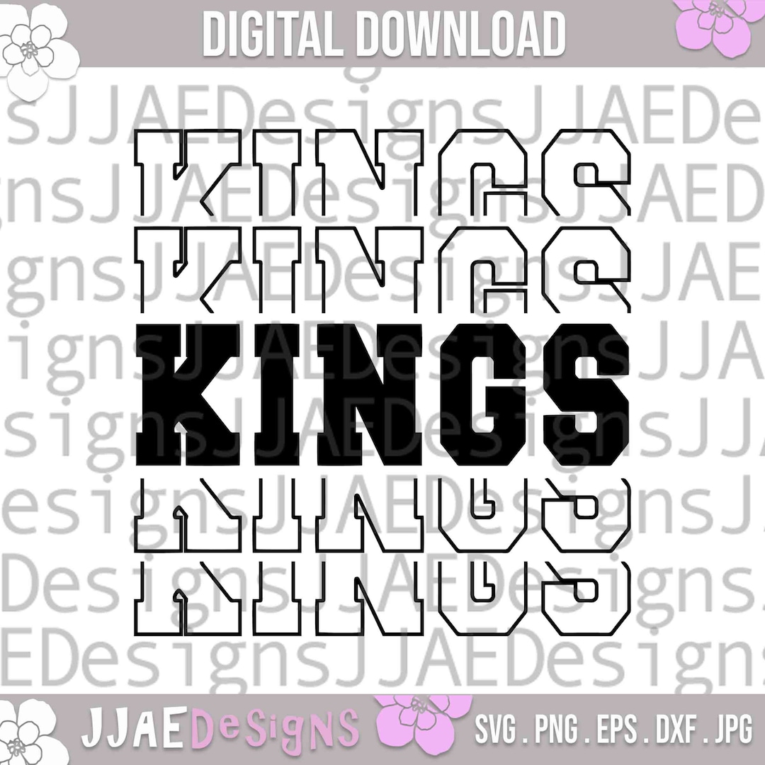 Kings Svg, School Spirit Shirts Svg, Kings School Mascot Svg, Kings ...