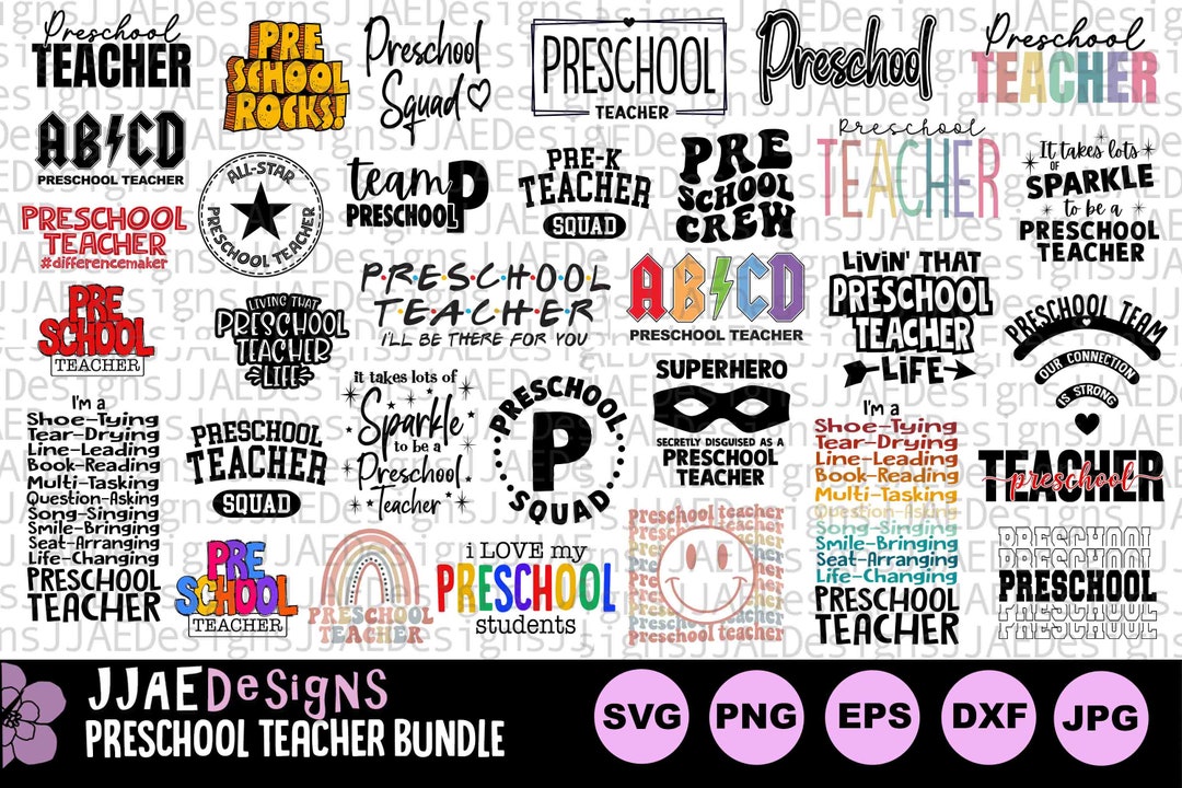 Preschool Teacher Svg, Teacher Life Svg, Prek Teacher Svg, Back to ...