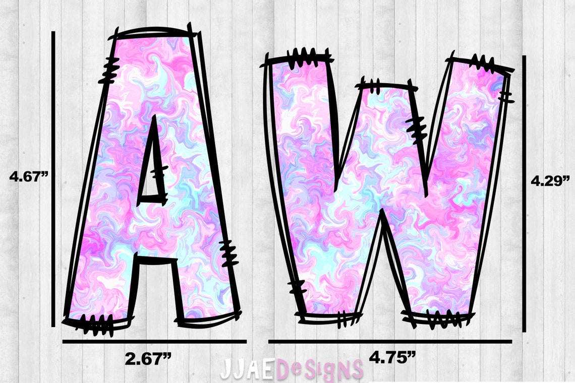 Pastel Doodle Font Pink and Blue Doodle Alphabet Bundle - Etsy