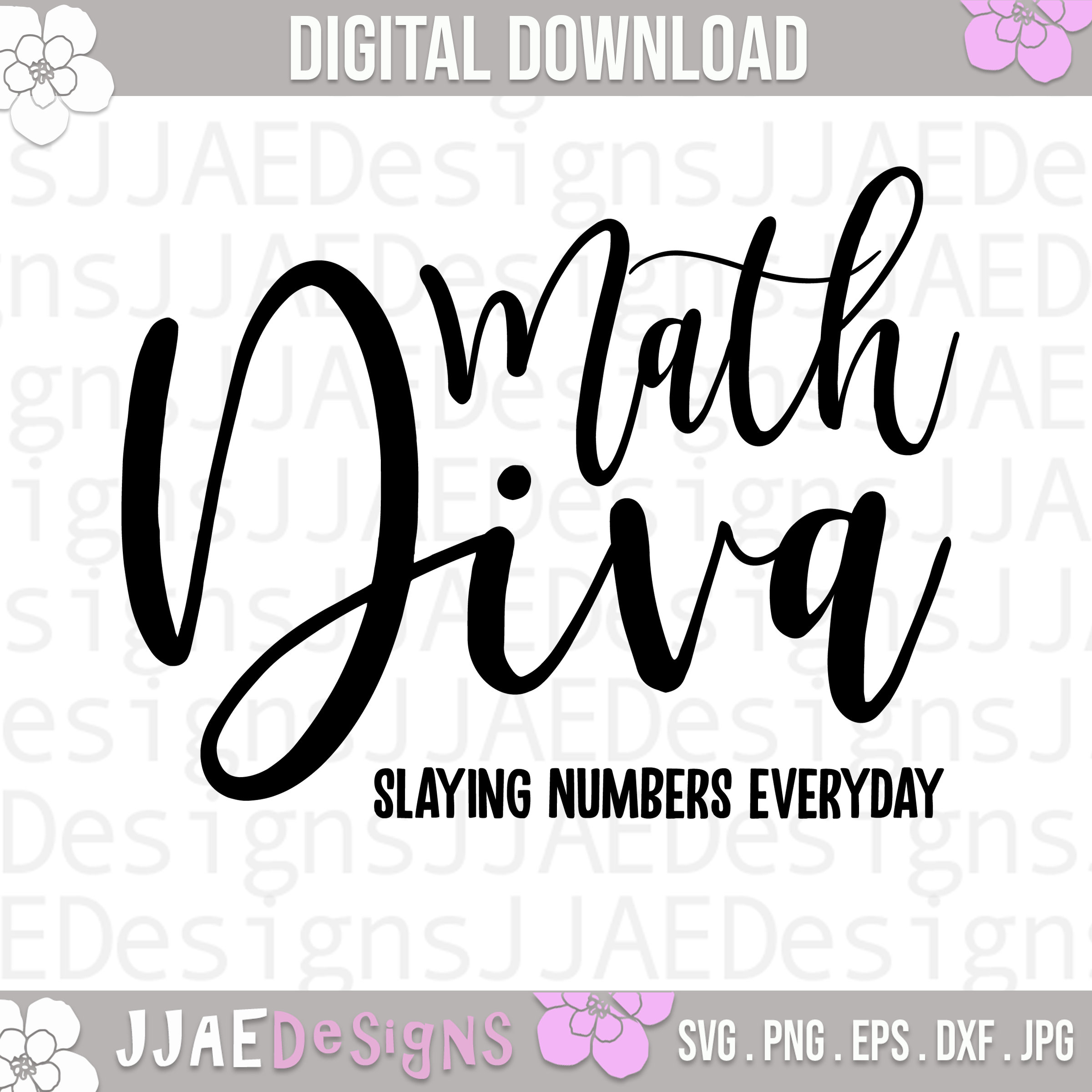 Math Diva Svg Math Teacher Svg Teacher Shirt Svg Teacher - Etsy