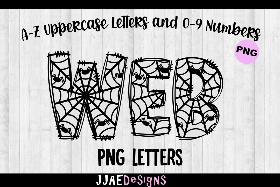 Halloween PNG Letters, Doodle Halloween Alphabet, PNG Doodle Letters ...