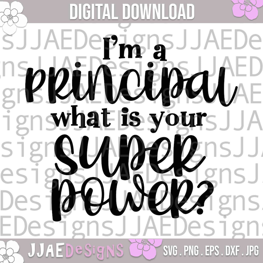 Principal Svg, Principal Shirt Svg, Back to School Svg, School ...