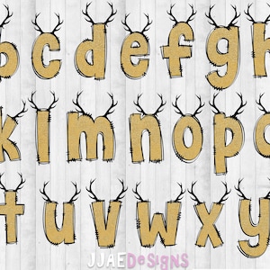 Christmas Alphabet PNG Letters, Doodle Letters PNG Letters, Christmas ...