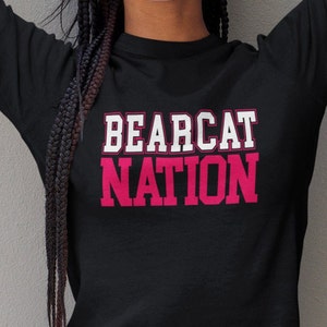 Bearcats Svg, Bearcat Nation School Spirit Shirts Svg, School Mascot ...