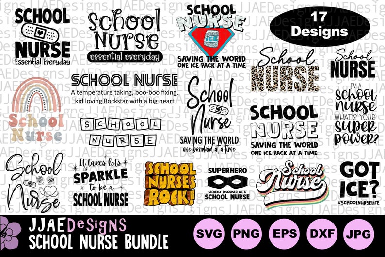 School Nurse Svg Bundle School Nurse Shirt Svg School Nurse - Etsy