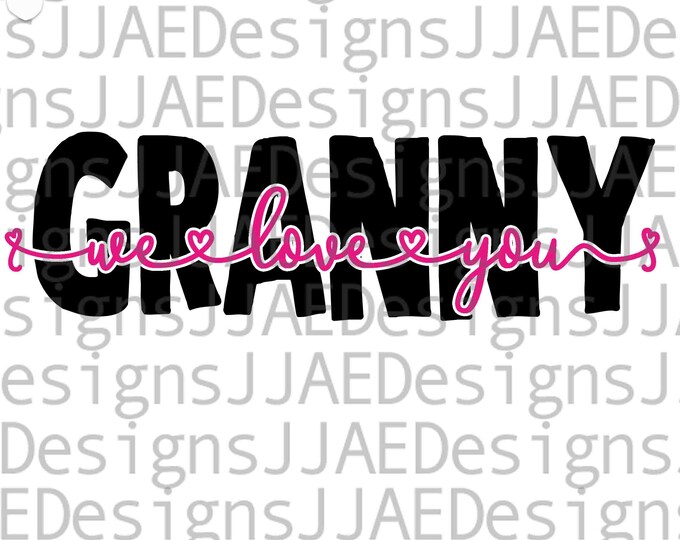 Grandma Svg - Grandmother Svg - Granny Svg - Grandma Collage Svg ...